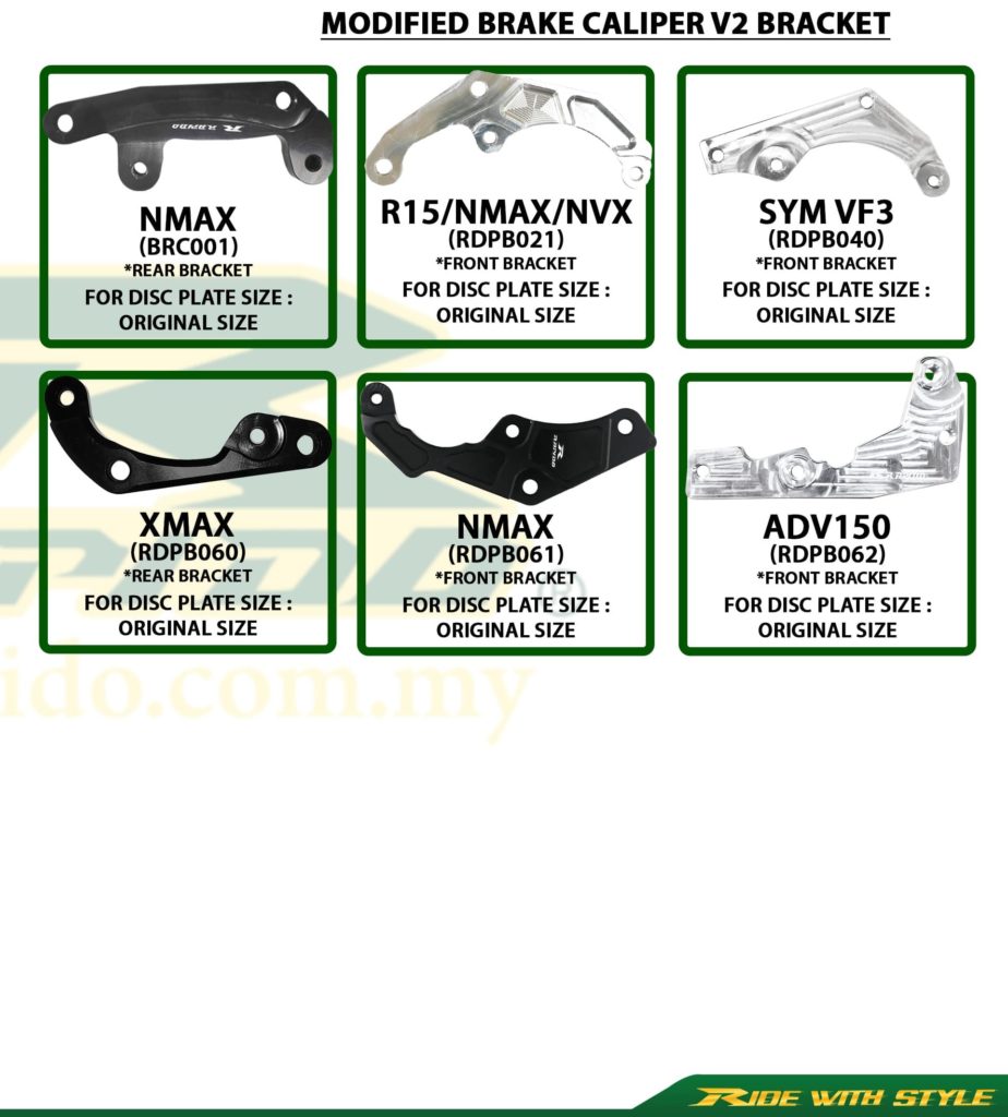 Modify Caliper Bracket - V.2 - Rapido